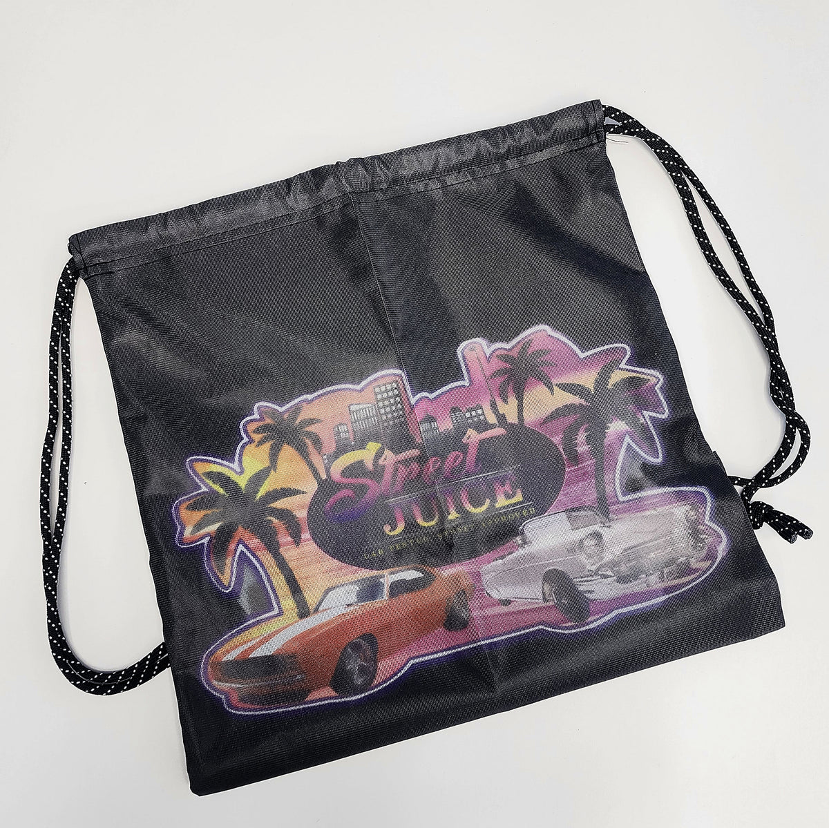 Street Juice Drawstring Bag